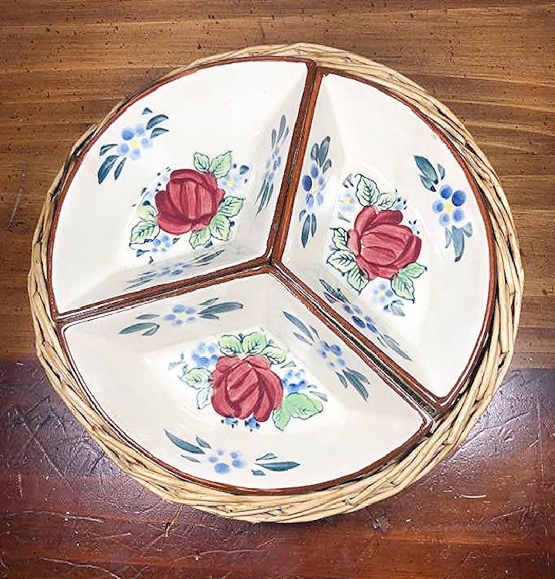 Vintage Condiment & Pickle Tray Set - Etsy