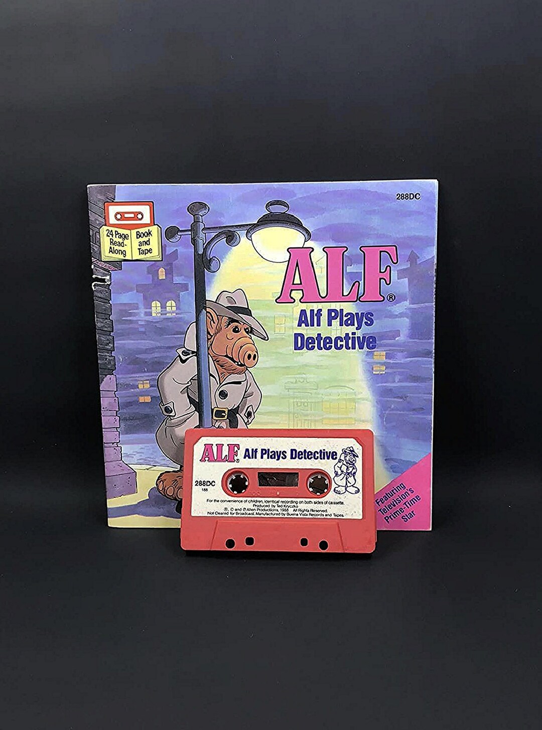 Vintage Alf Plays Detective Read Along Book & Cassette Tape Set - Etsy