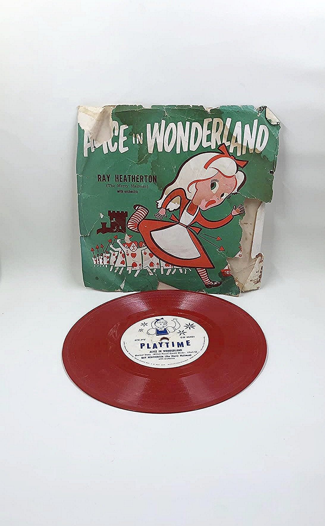 Vintage Alice in Wonderland Record - Etsy