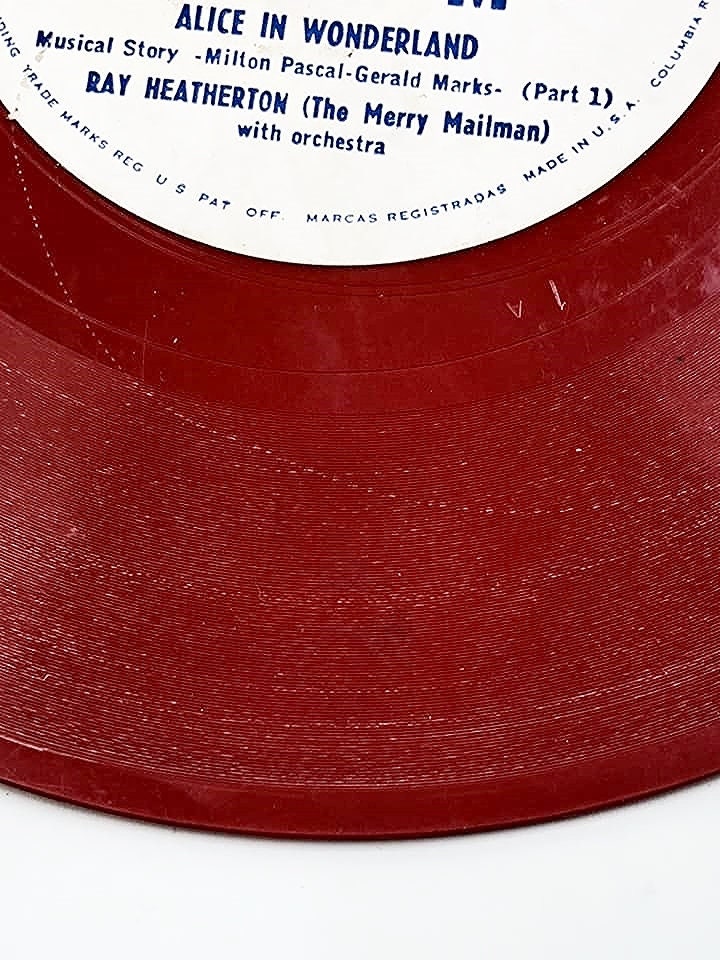 Vintage Alice in Wonderland Record - Etsy