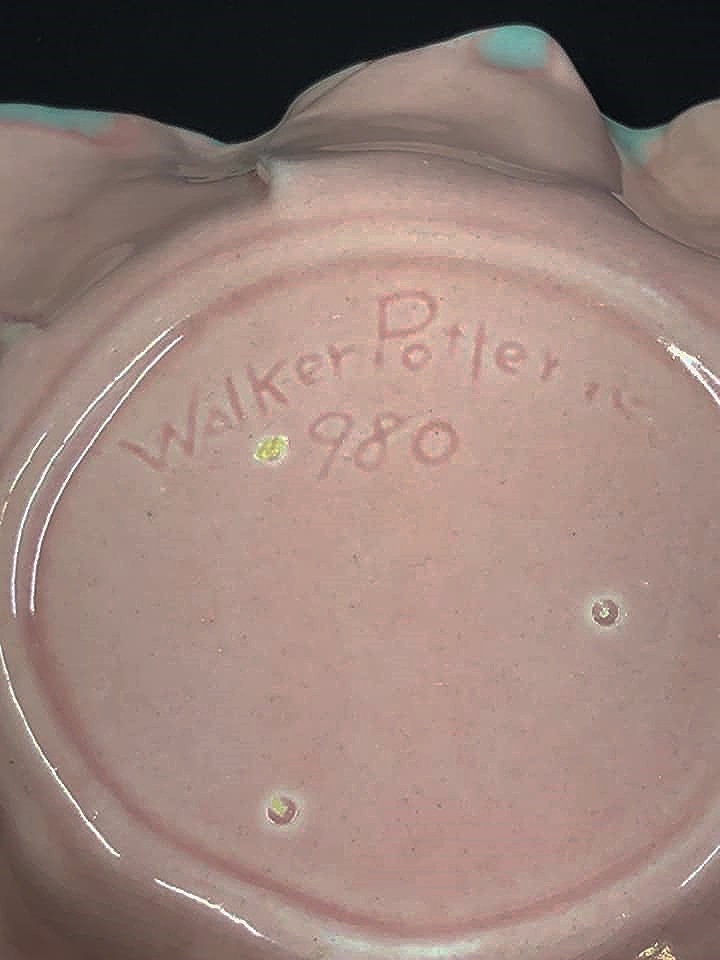 Vintage Walker Pottery Floral Ceramic Bowl - Etsy