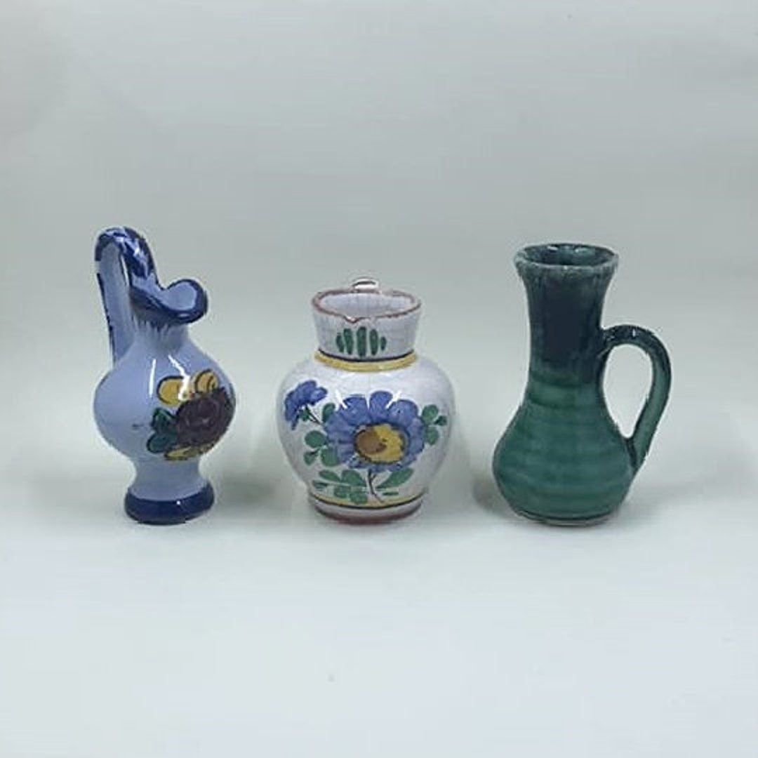 Vintage Mini Collectible Pitchers - Etsy