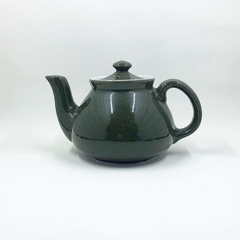 Green Teapot - Etsy