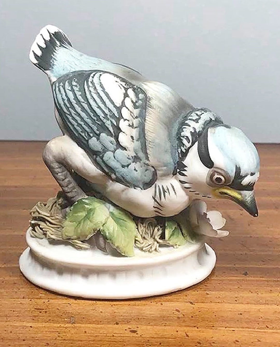Vintage Lefton Blue Jay Bird Figurine - Etsy