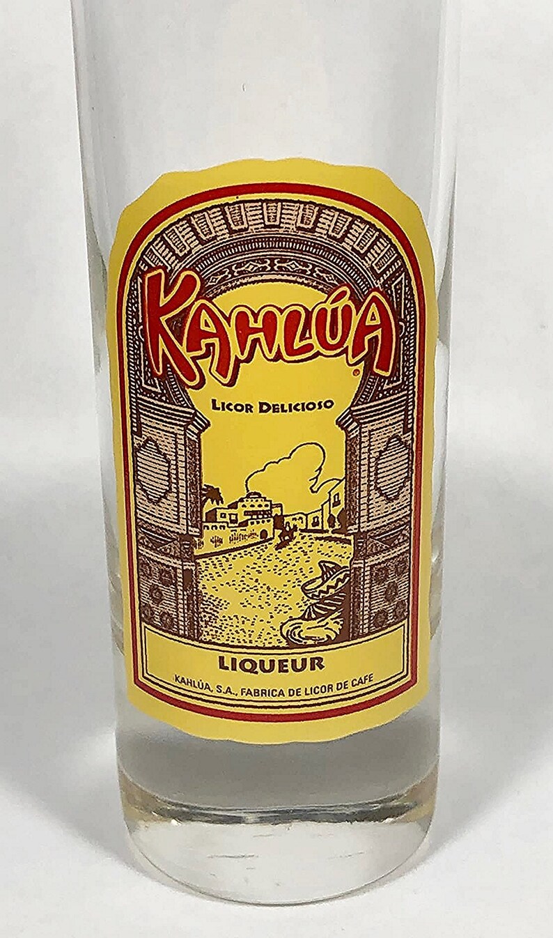 Vintage Kahlua Double Shot Glass - Etsy