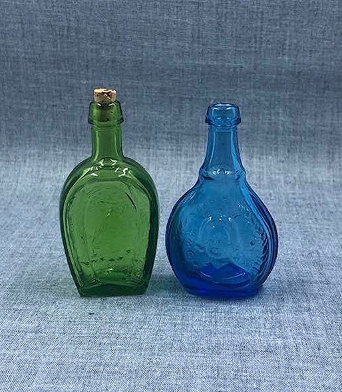 Wheaton Mini Glass Bottles Set - Collectible Miniature Bottles ...