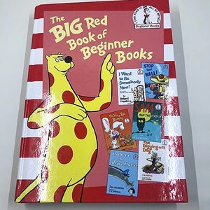 Vintage the Big Red Book of Beginner Books - Etsy