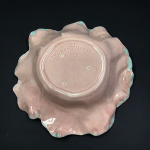 Vintage Walker Pottery Floral Ceramic Bowl - Etsy