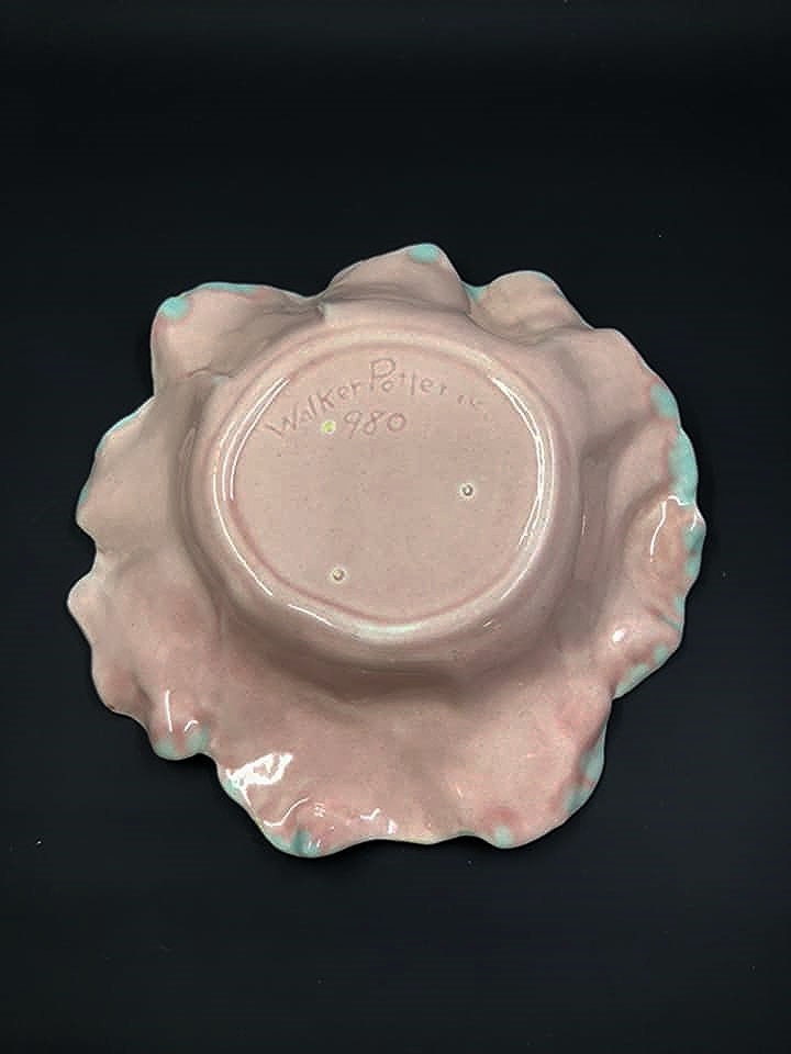 Vintage Walker Pottery Floral Ceramic Bowl - Etsy
