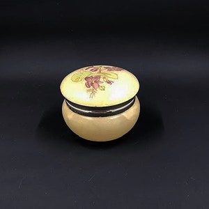 Vintage Genuine Alabaster Hand Carved Trinket Box - Etsy