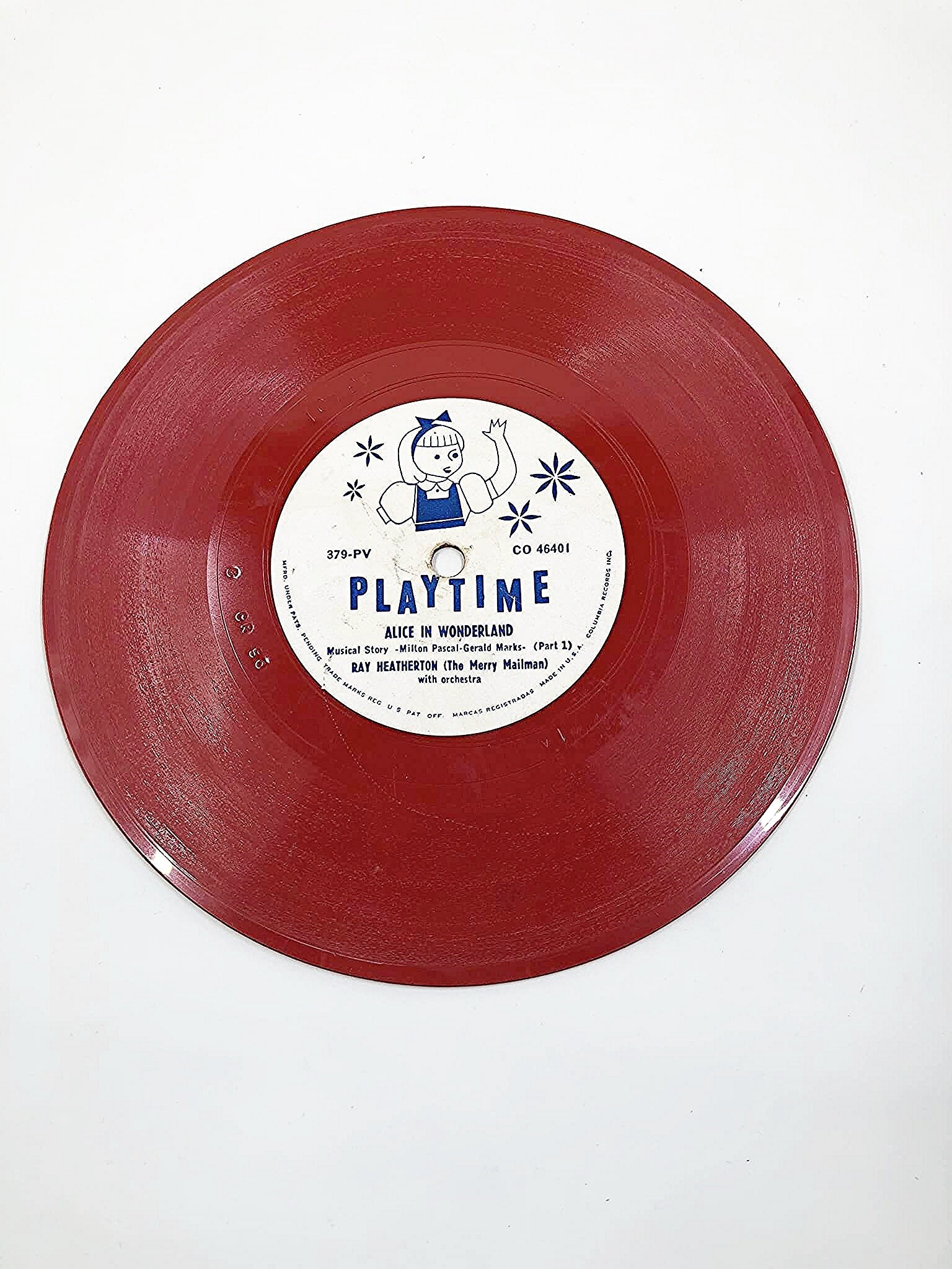 Vintage Alice in Wonderland Record - Etsy