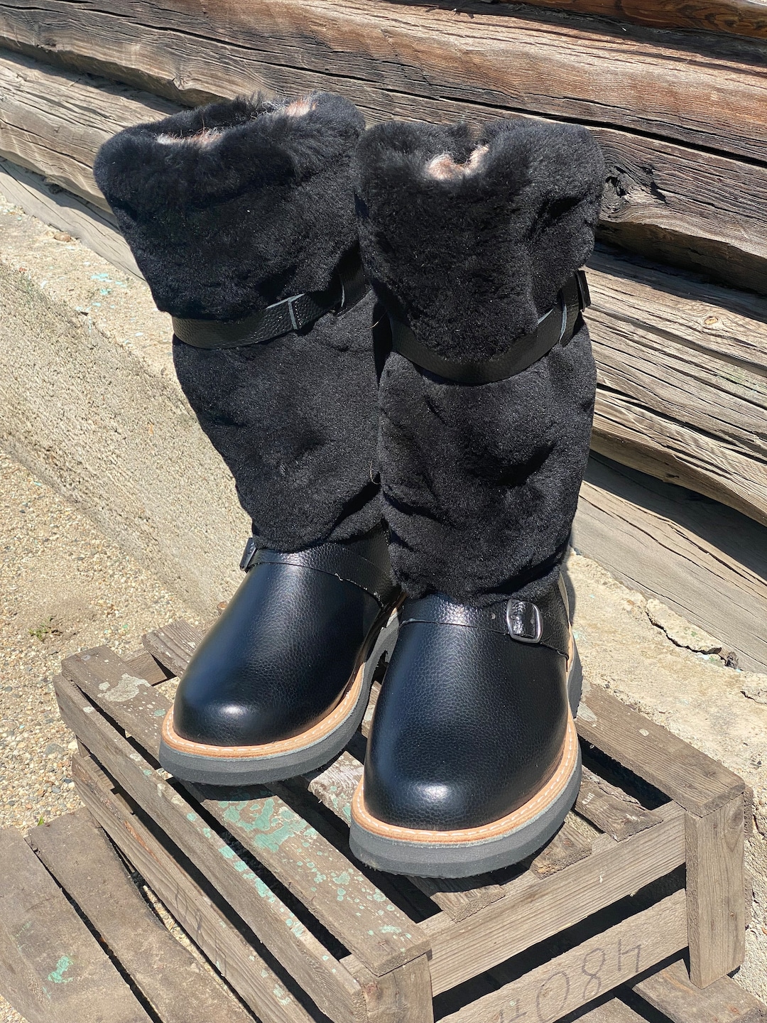 Siberian Natural Boots Russian Felt Boots Valenki Size US14 Boots Made ...