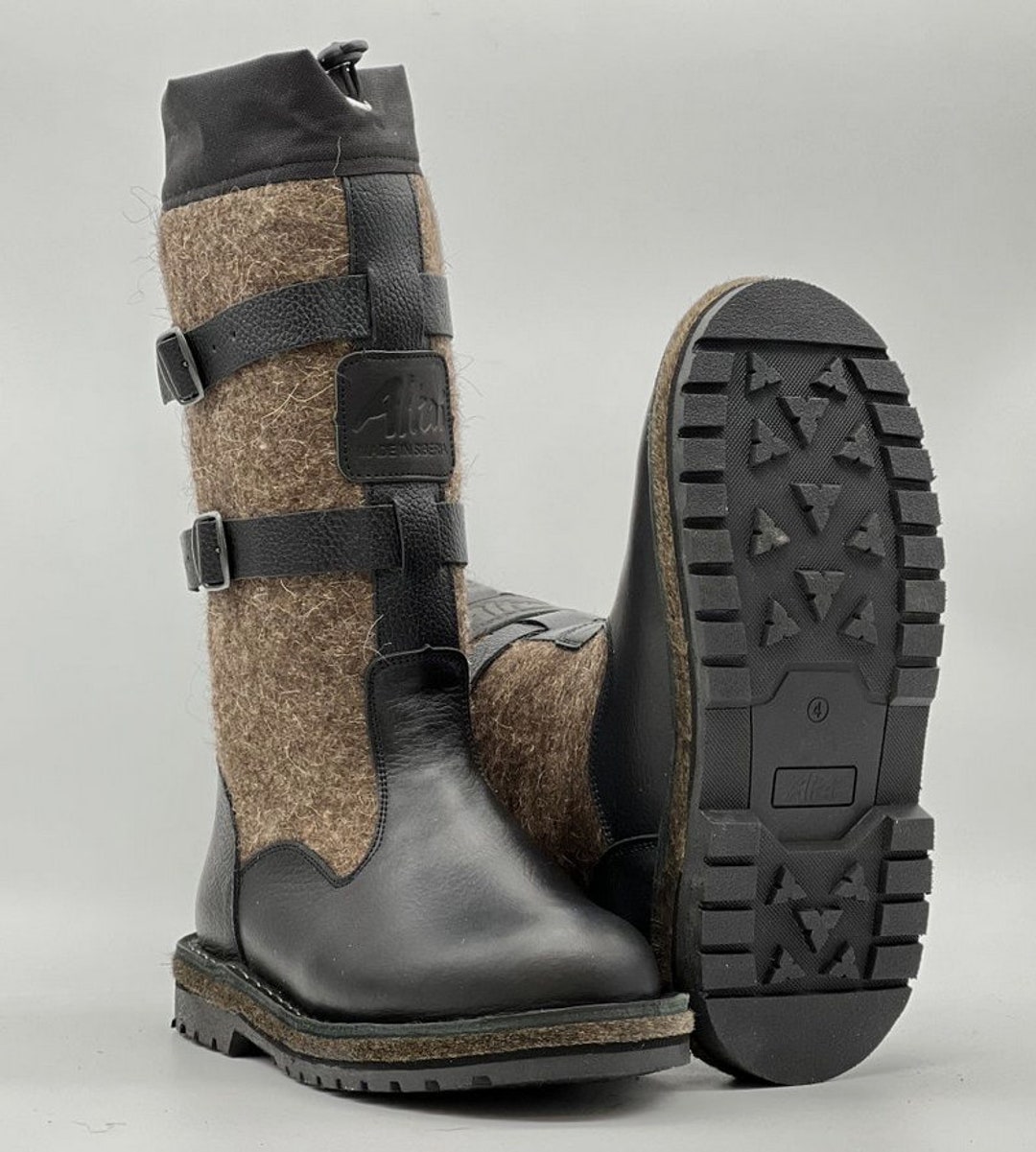 Russian Original Valenki Mountains for Deep Snow Felt Boots 100% Shoes ...