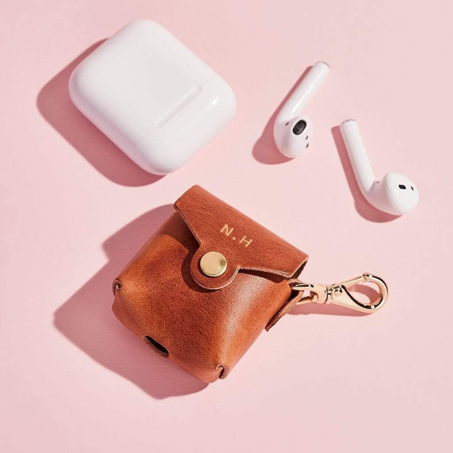 Personalised Leather Airpod Case Carry Case for Apple Air | Etsy