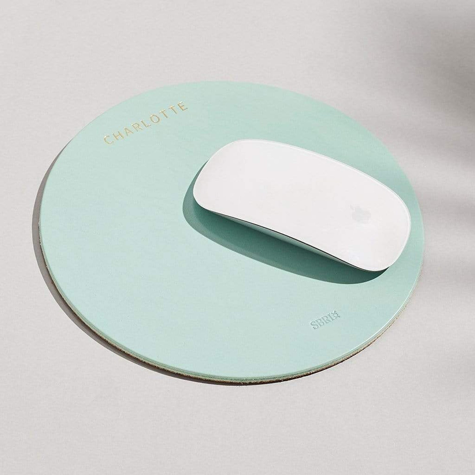 Personalised Leather Mouse Mat Fun Colourful Leather - Etsy