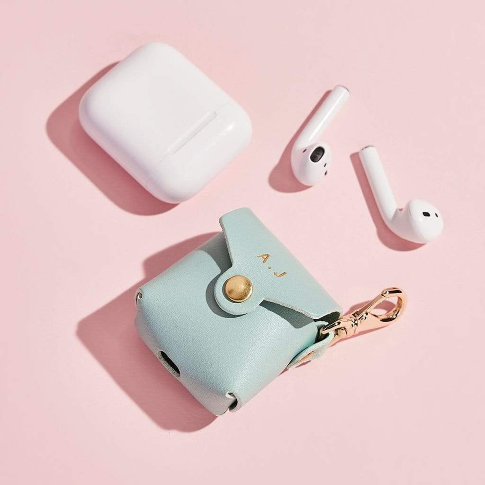 Personalised Leather Airpod Case Carry Case for Apple Air | Etsy