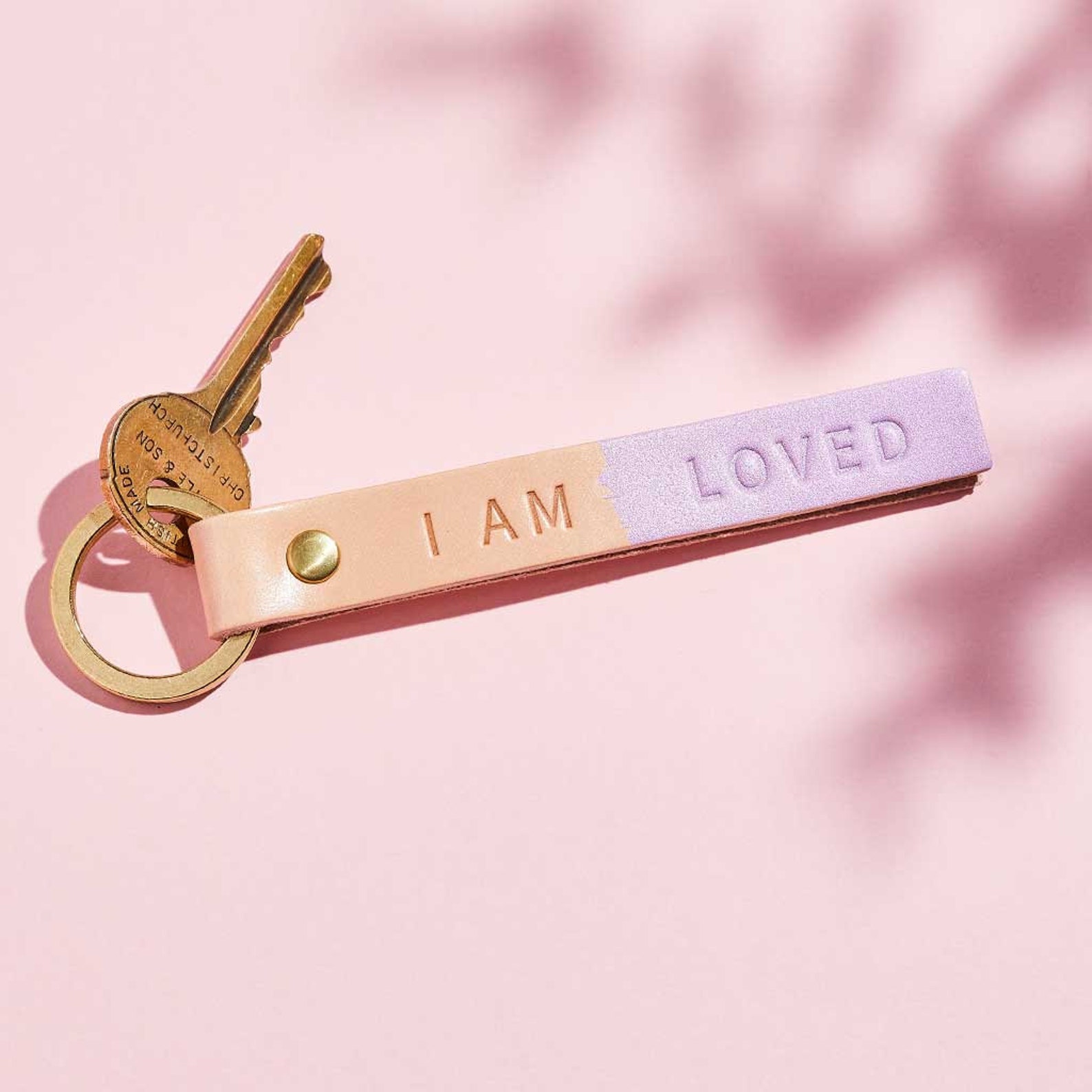Personalised Positive Affirmation Keyring Leather Keyring - Etsy