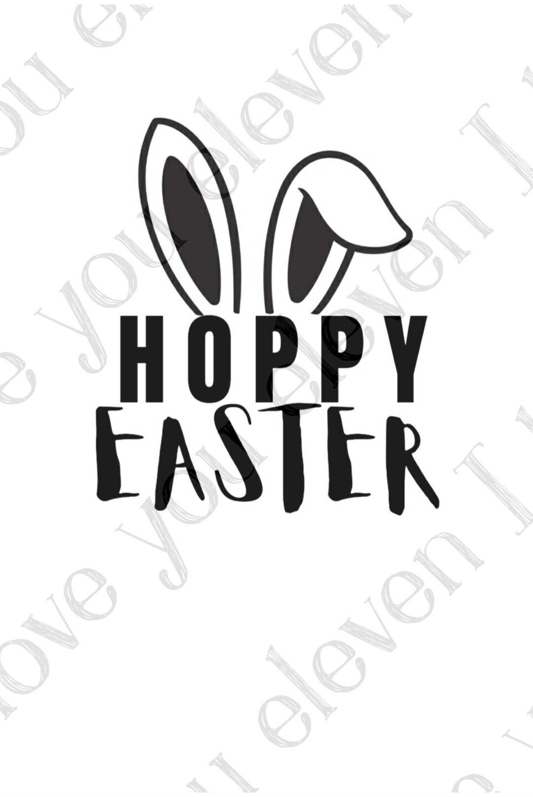 Hoppy Easter SVG, Easter Cut File for Cricut, Silhouette, Cameo Scan N ...