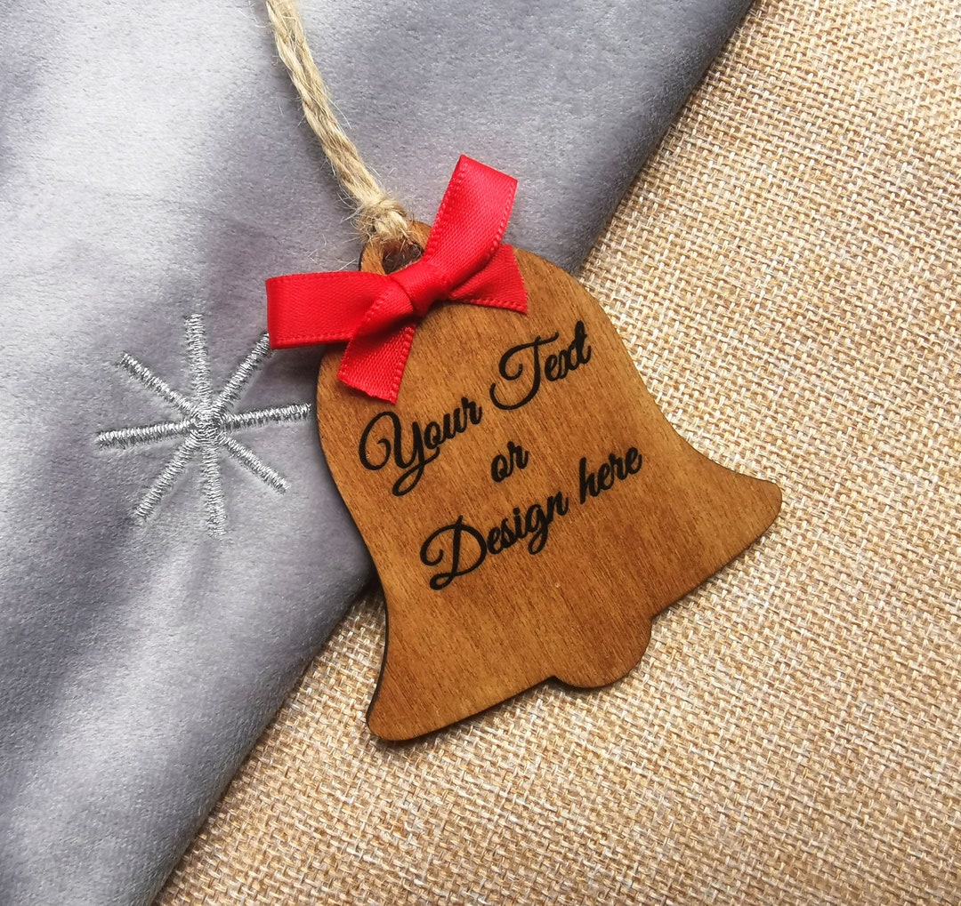 Personalised Christmas Bell Ornament, Bell Decoration, Christmas ...