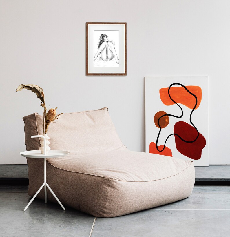 Erotic Art Nude Original Artwork Figure Drawing Yoni Body Positive ...