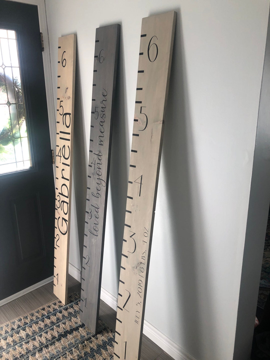 Personalized Growth Chart Wood Growth Chart Family Wall - Etsy