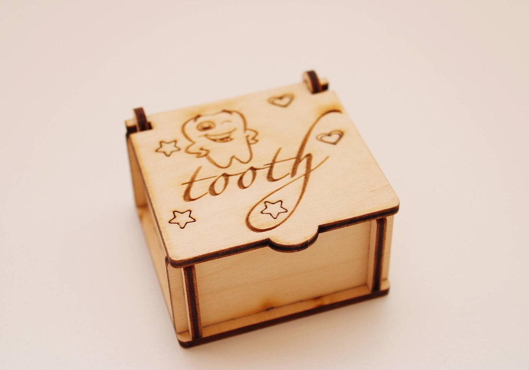 Tooth Keepsake Box, Wooden Storage Box for Teeth, Tooth Storage Box ...