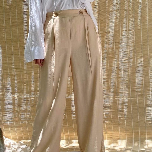 Linen Pants - Etsy