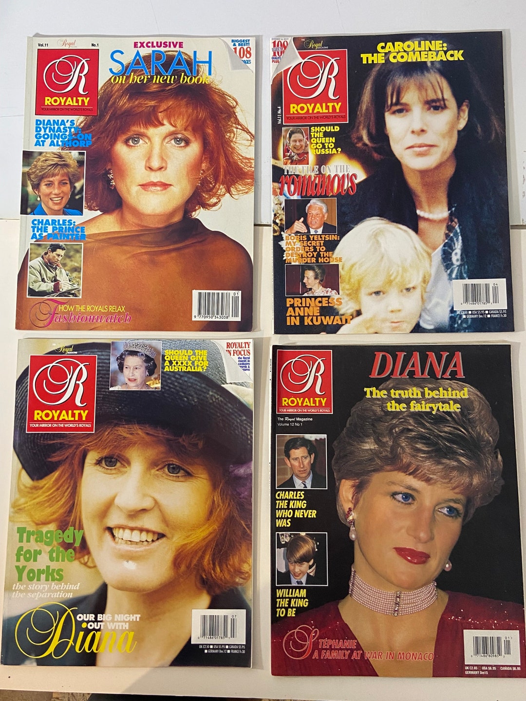 Lot of 4 Royalty Monthly Magazines Vol 11 & 12 From 9293 - Etsy