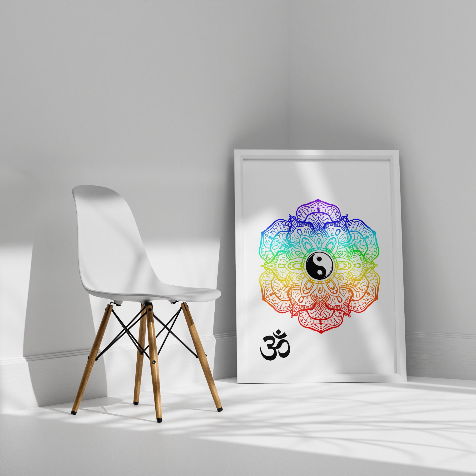 Chakra Mandala Poster Printable Wall Art for Your Home - Etsy