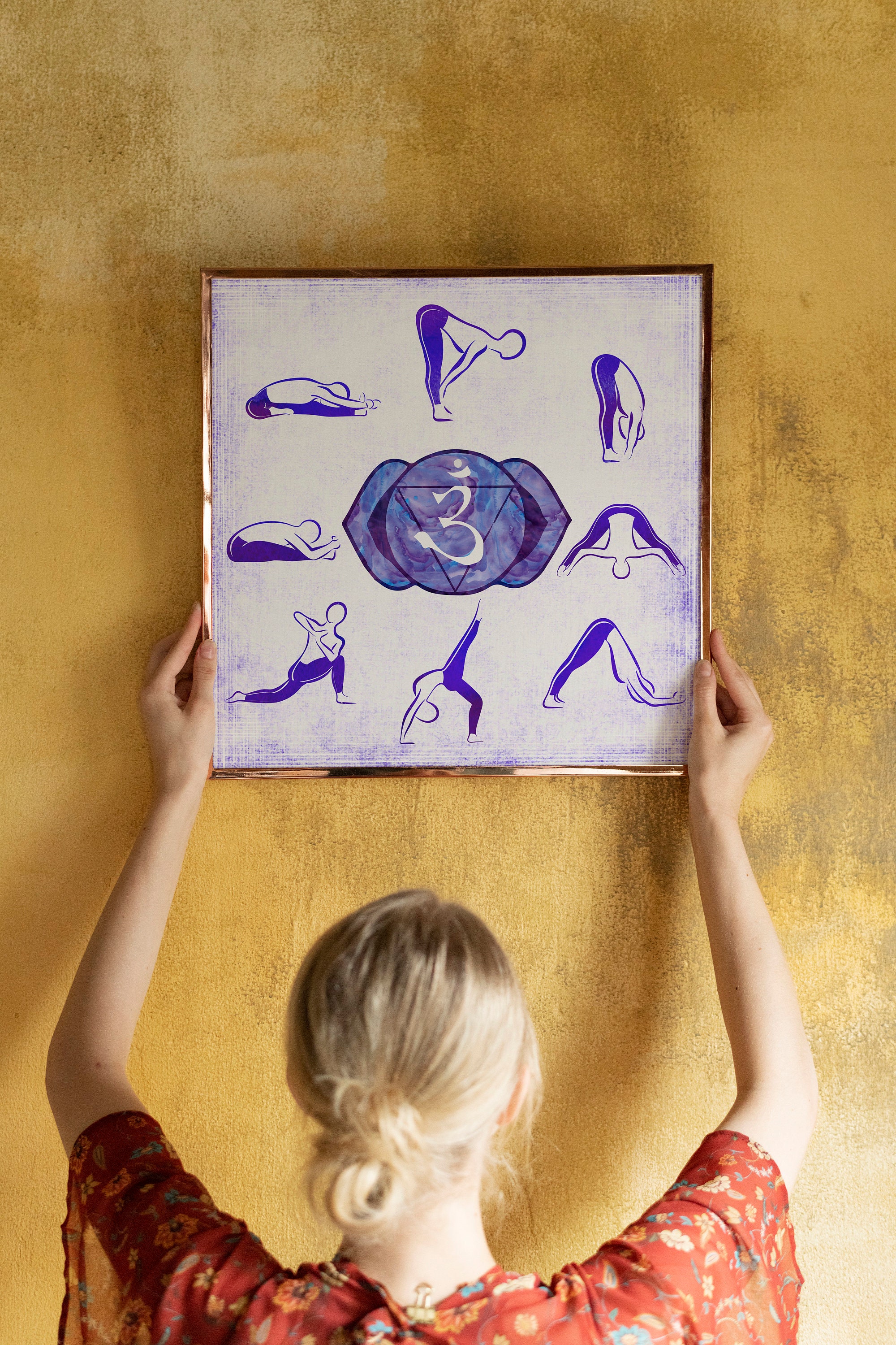 Third Eye Chakra Yoga Poses Poster This Printable Poster | Etsy