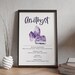 Amethyst Crystal Print Printable Poster Lists Healing Properties ...