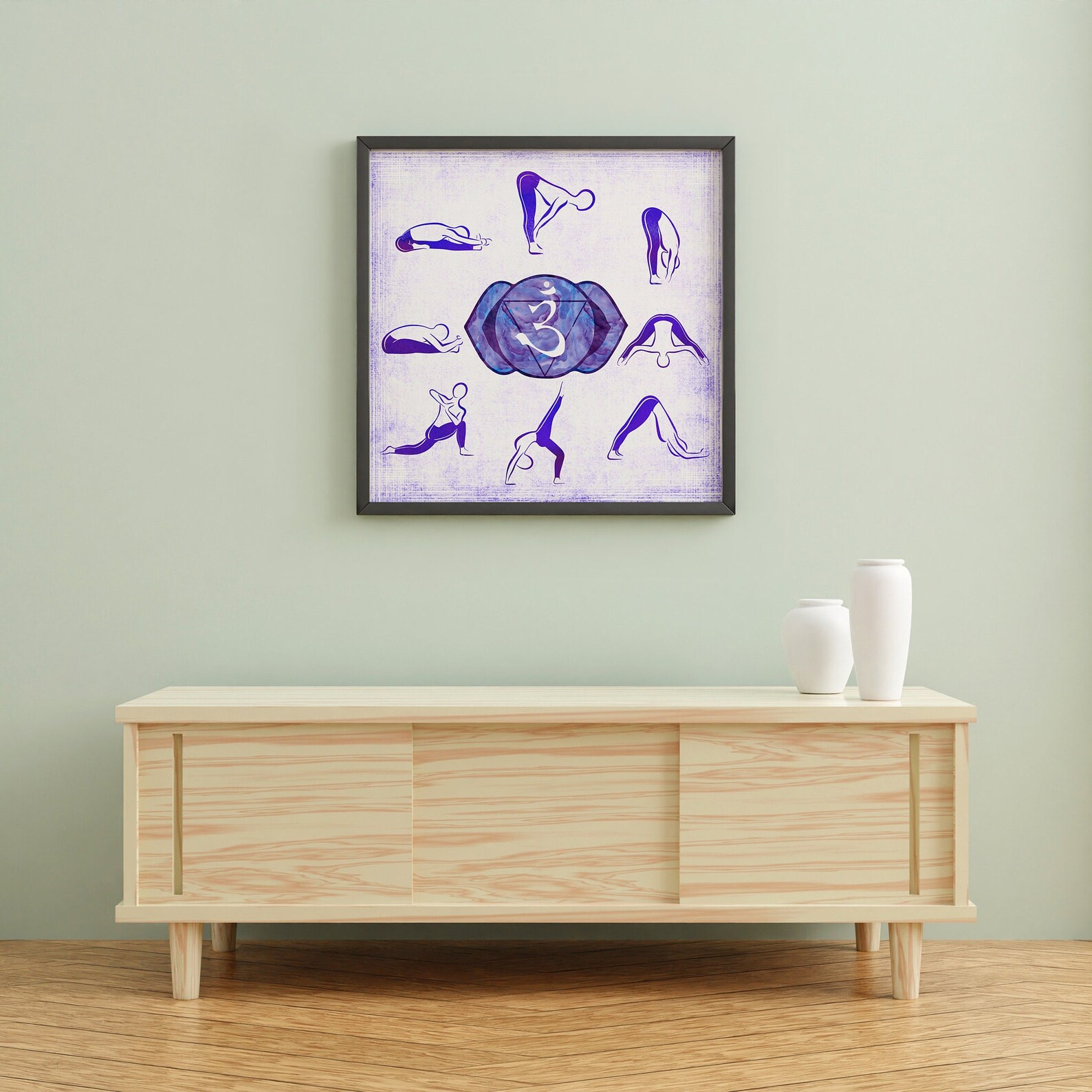 Third Eye Chakra Yoga Poses Poster This Printable Poster - Etsy