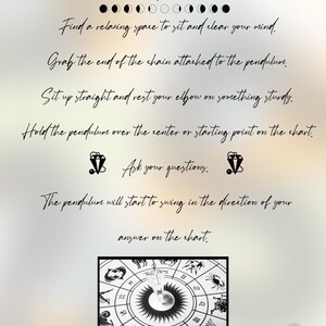 Chakra Pendulum Chart | Printable Pendulum Board for Balancing Your ...