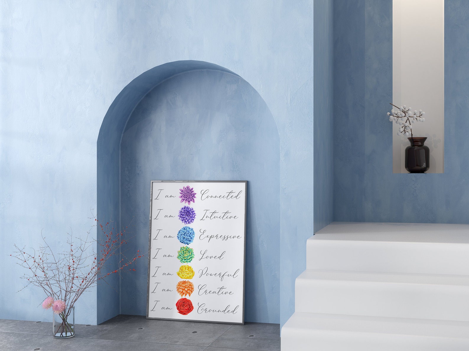 Chakra Printable Poster I Am Statements for All Seven Chakras Spiritual ...