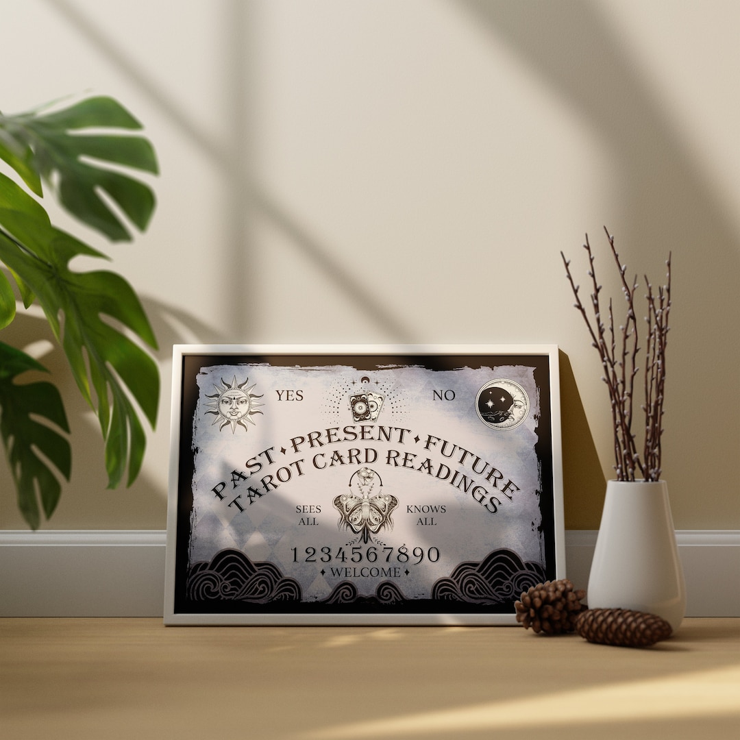 Ouija Board Style Tarot Poster | Printable Decor for People Who Love ...