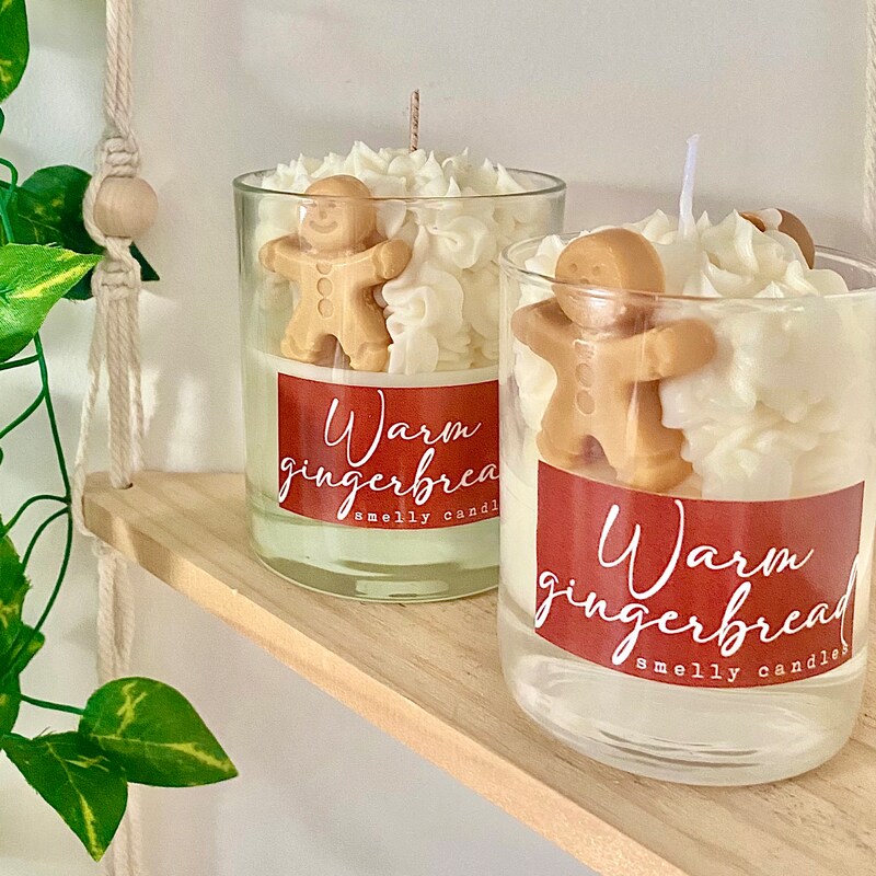 Gingerbread Candles - Etsy