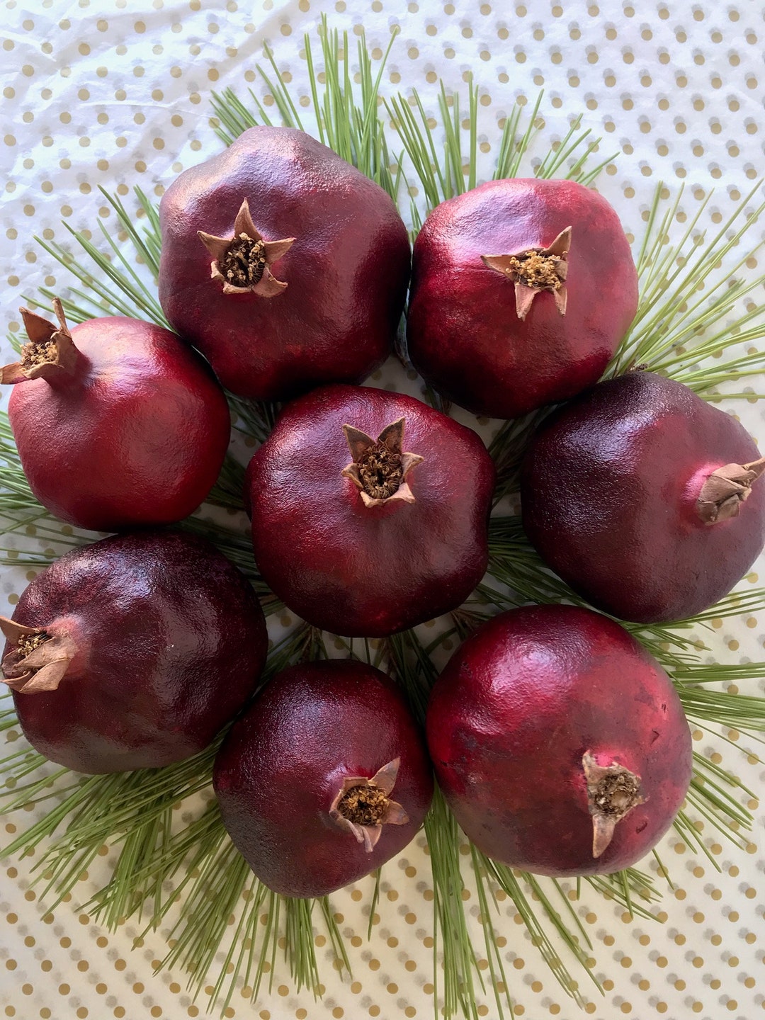 Large Dried Pomegranates. Enhanced. Size 3"-3.5" - Etsy