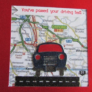 Handmade Die Cut You've Passed Your Driving Test Card, 5x5 Ins, Car and ...