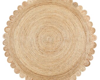 Scalloped Edge Rug - Etsy