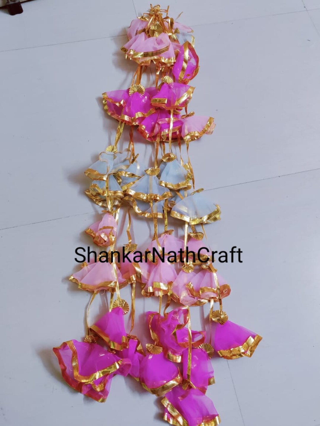 500 Strings Free Shipping Indian Wedding Decor Gota Hangings - Etsy