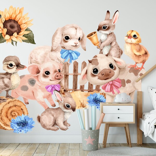 Farm Wall Decal - Etsy