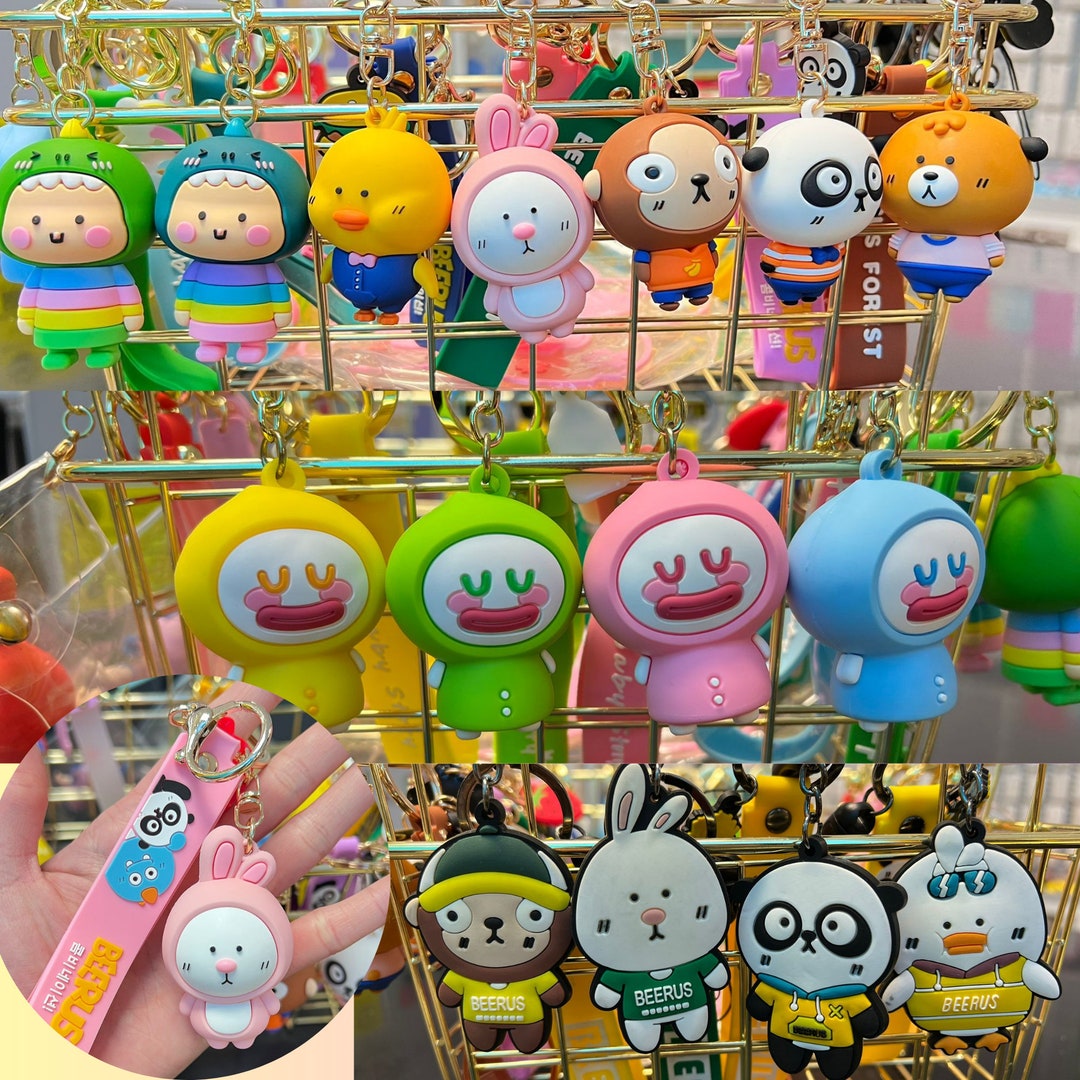 Adorable Cartoon Character Keychains Perfect for All Ages, Fun ...