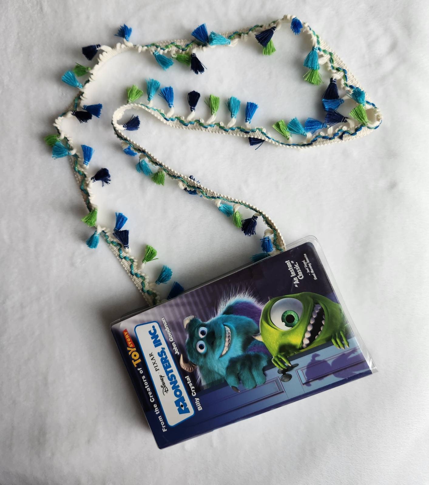 Disney VHS Purse Monsters Inc Upcycled Crossbody Purse, Vintage Bag ...