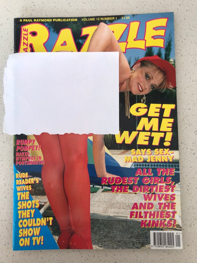 Vintage Razzle Magazine Vol 12 No 1 1994 Glamour Adult Etsy Uk