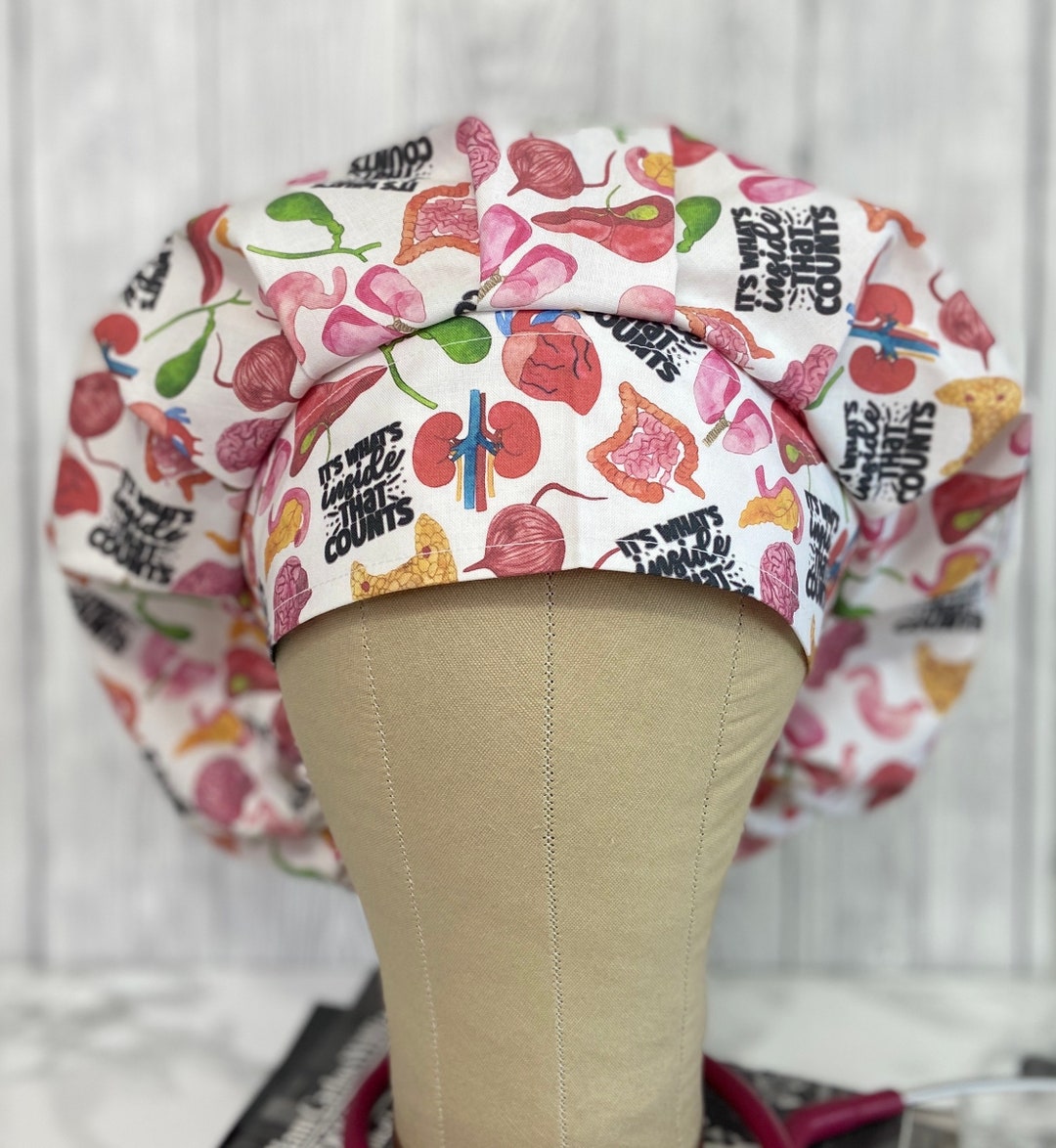 Its Whats Inside That Counts Bouffant Surgical Scrub Cap Womens Scrub ...
