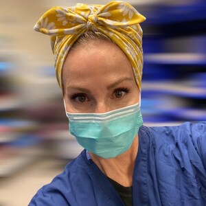 Rosie Riv Happy Fall Yall Stretchy Scrub Cap Long Hair Short Hair No ...