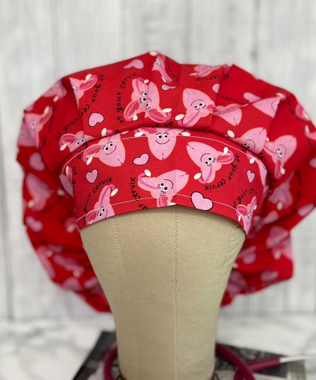 At Your Cervix Bouffant Surgical Scrub Cap Women’s Scrub Hat Nurse Hat ...