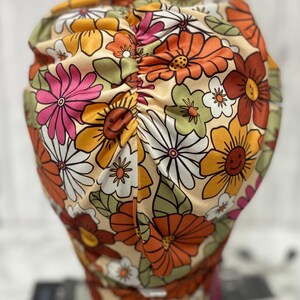 Rosie Riv Happy Fall Yall Stretchy Scrub Cap Long Hair Short Hair No ...