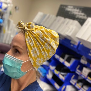 Rosie Riv Ghouls Wanna Have Fun Stretch Scrub Cap Stretchy Scrub Hat ...