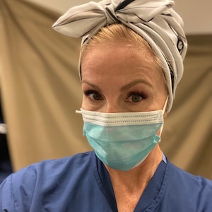 Rosie Riv Ghouls Wanna Have Fun Stretch Scrub Cap Stretchy Scrub Hat ...